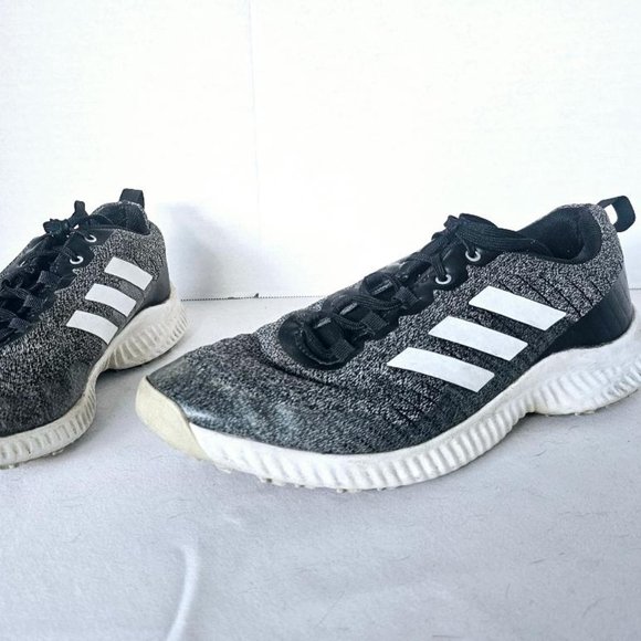 adidas | Shoes | Adidas Spikeless Golf Shoes Size 8 Black And White Eco ...